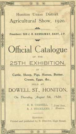 Honiton Show – History